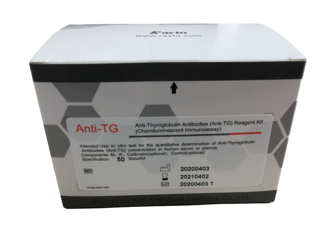 RAYTO Anti-Thyroglobulin Antibodies (Anti-TG) Reagent Kit-200T - KD ...
