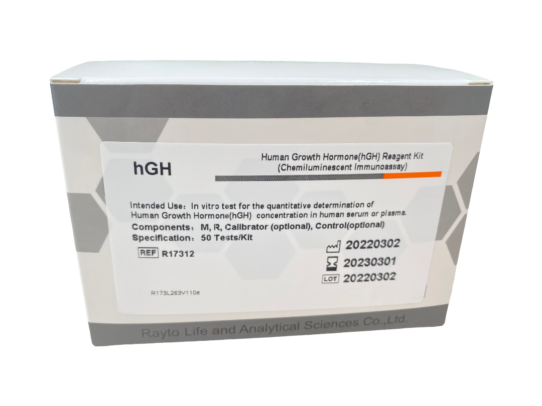 RAYTO Human Growth Hormone ( hGH ) Reagent Kit-200T - KD Global Healthcare